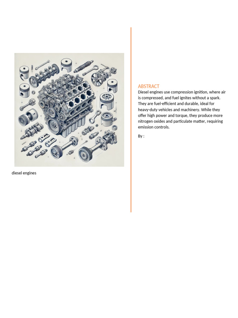 diesel engine | PDF | Internal Combustion Engine | Diesel Engine