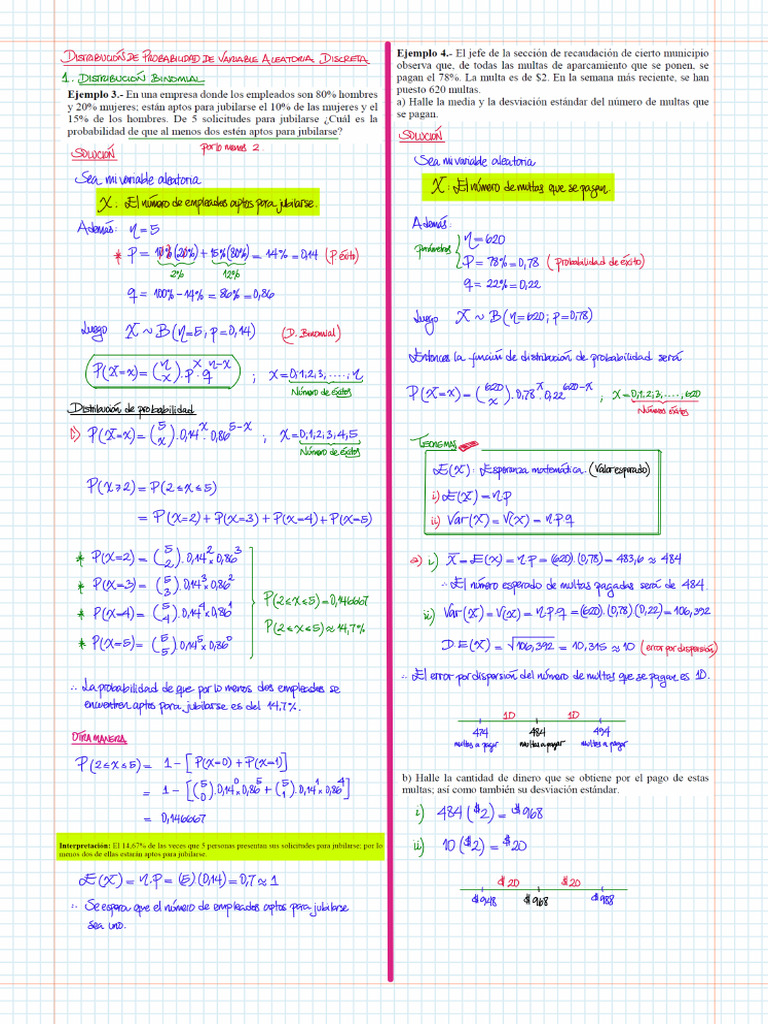 EIYA - Módulo 2 - VIII-A - Distribuciones de Probabilidad | PDF