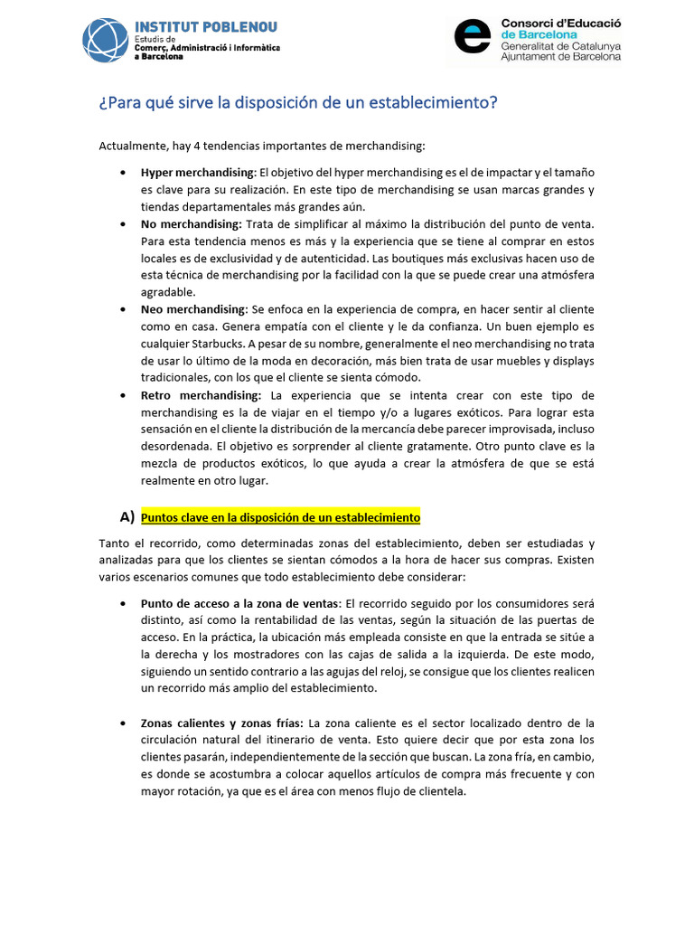 Lineales y Layout | PDF | Comercialización | Mueble