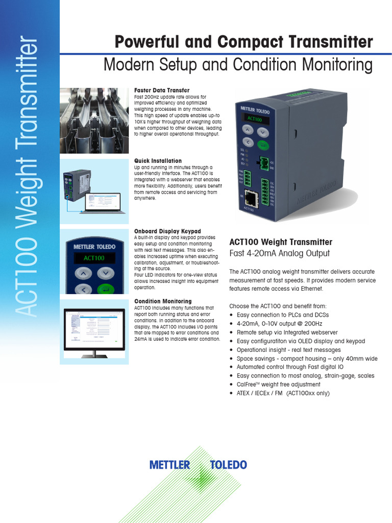 A Mar DS Act100 en | PDF | Programmable Logic Controller | Computer Science