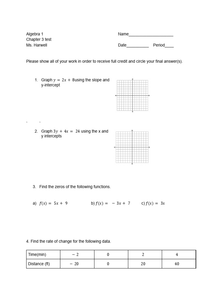 Algebra Project 6 | PDF