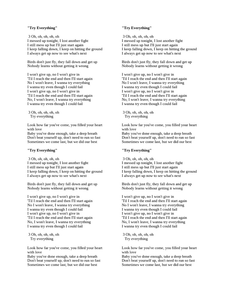 Try Everything | PDF | Cooking, Food & Wine