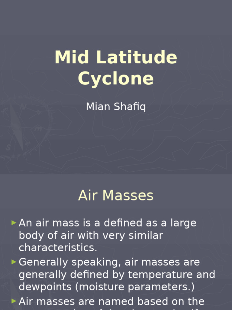 Mid-Latitude Cyclone Overview | PDF | Cyclone | Branches Of Meteorology