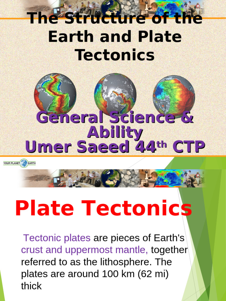 Plates Tectonics, Volcano & Earthquake | PDF | Plate Tectonics ...