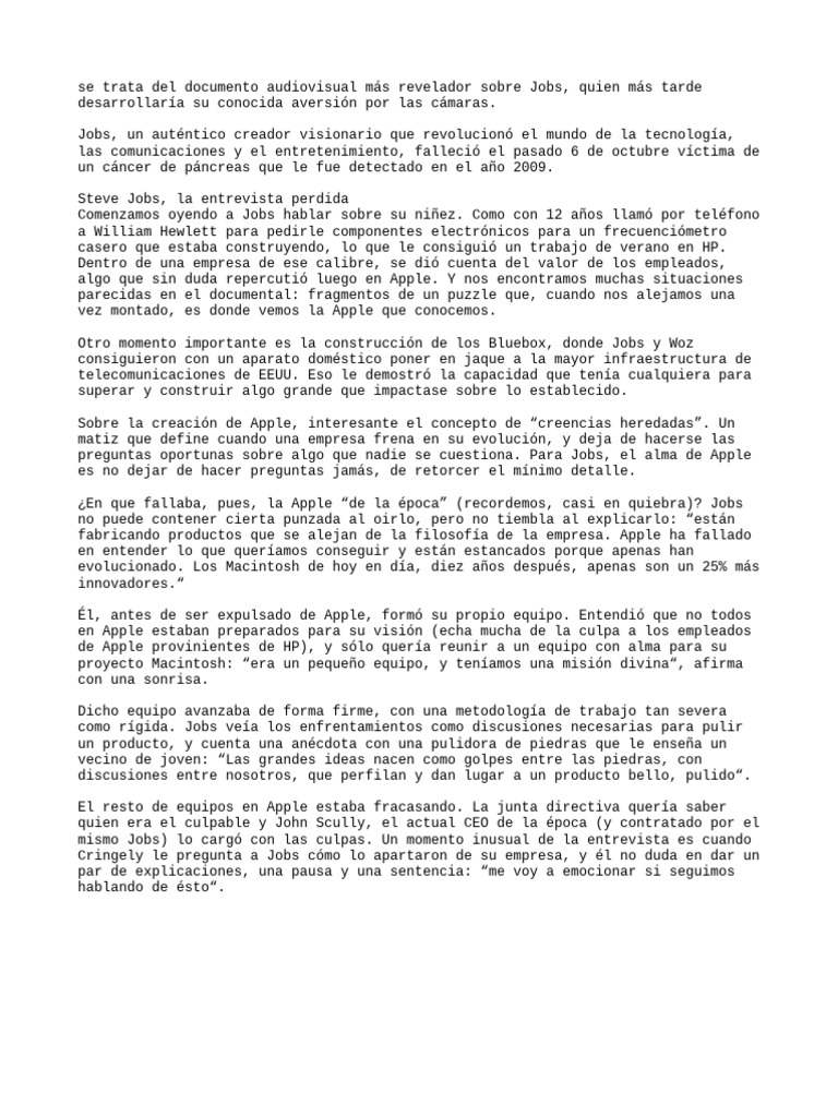 Se Trata Del Documento Audiovisual | PDF | Apple Inc.
