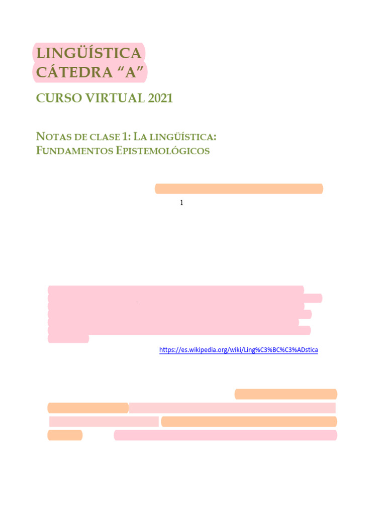 NOTA de CLASE 1 de 4 Introducción y Preguntas - Nota de Clase | PDF ...