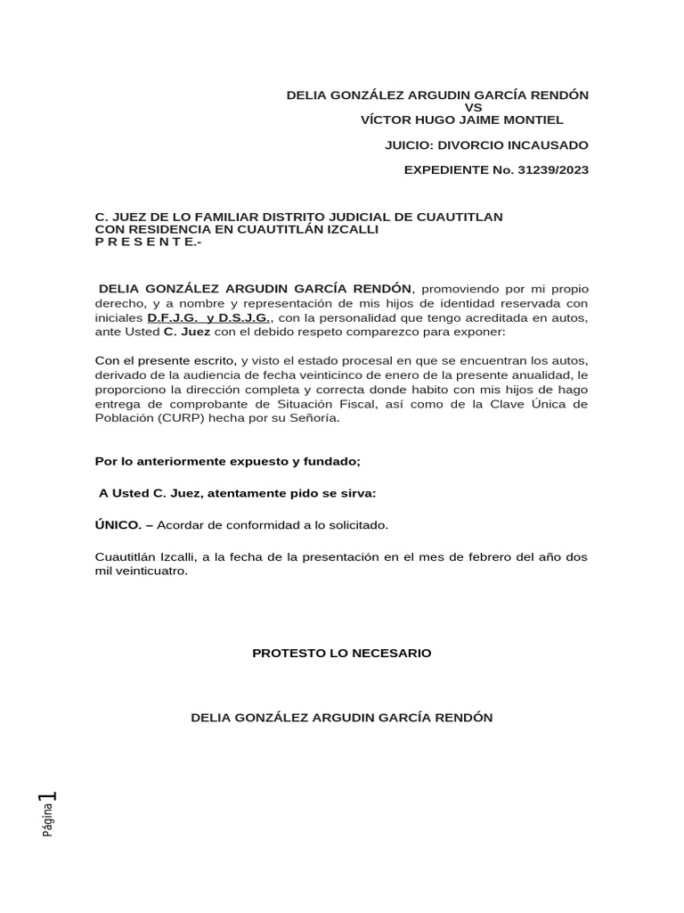 Informe de documentos sat curp | PDF