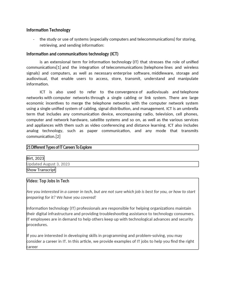 1-Information-Technology-Lessons (1) | PDF | Internet & Web | World ...