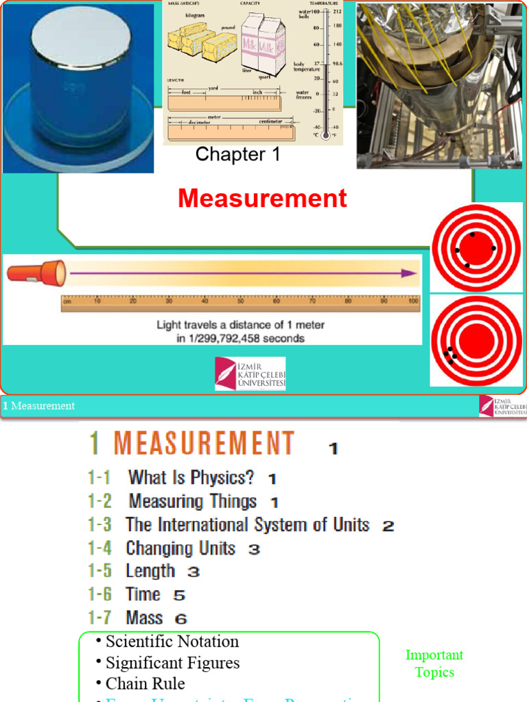 Ch01 Lecture Measurement | PDF | Measurement | Significant Figures