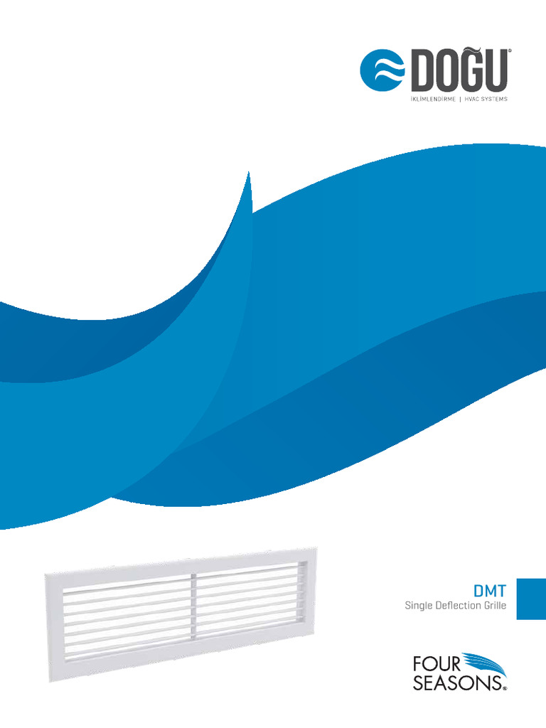 DMT Single Deflection Grille Overview | PDF | Mechanical Engineering ...