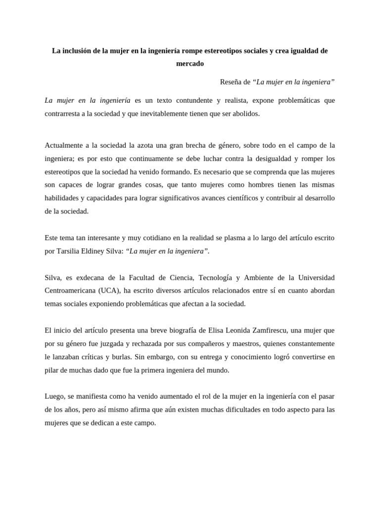 Danna Weeber G3 Reseña | PDF | Ingeniería | Mujer