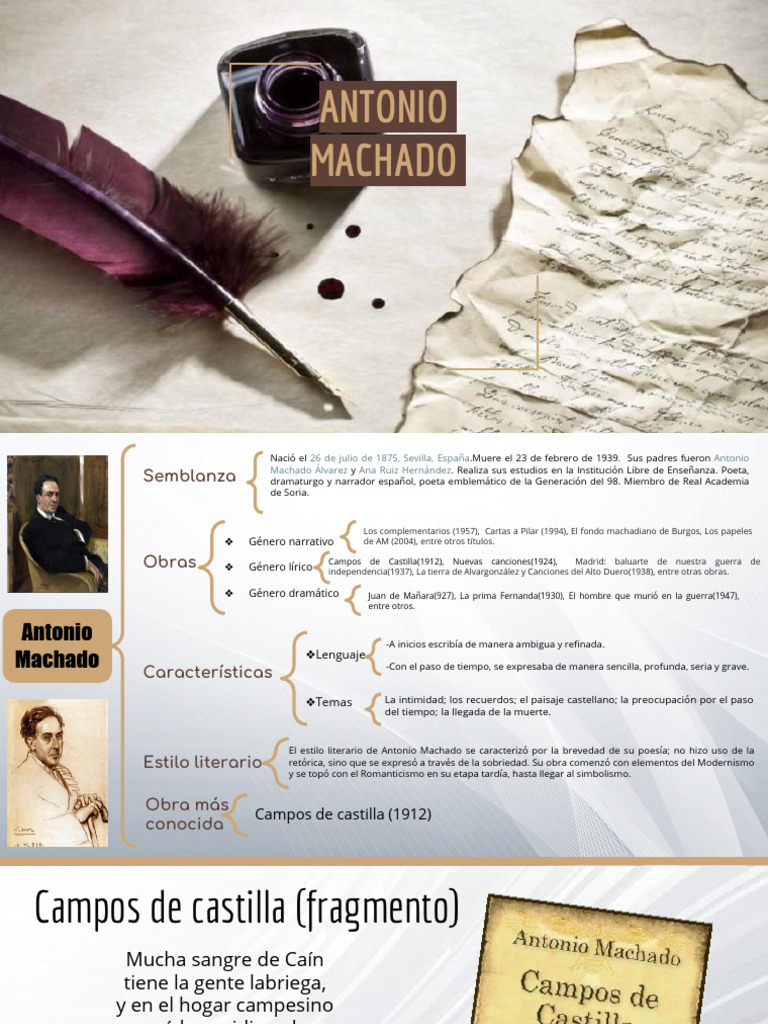 Antonio Machado PPT | PDF