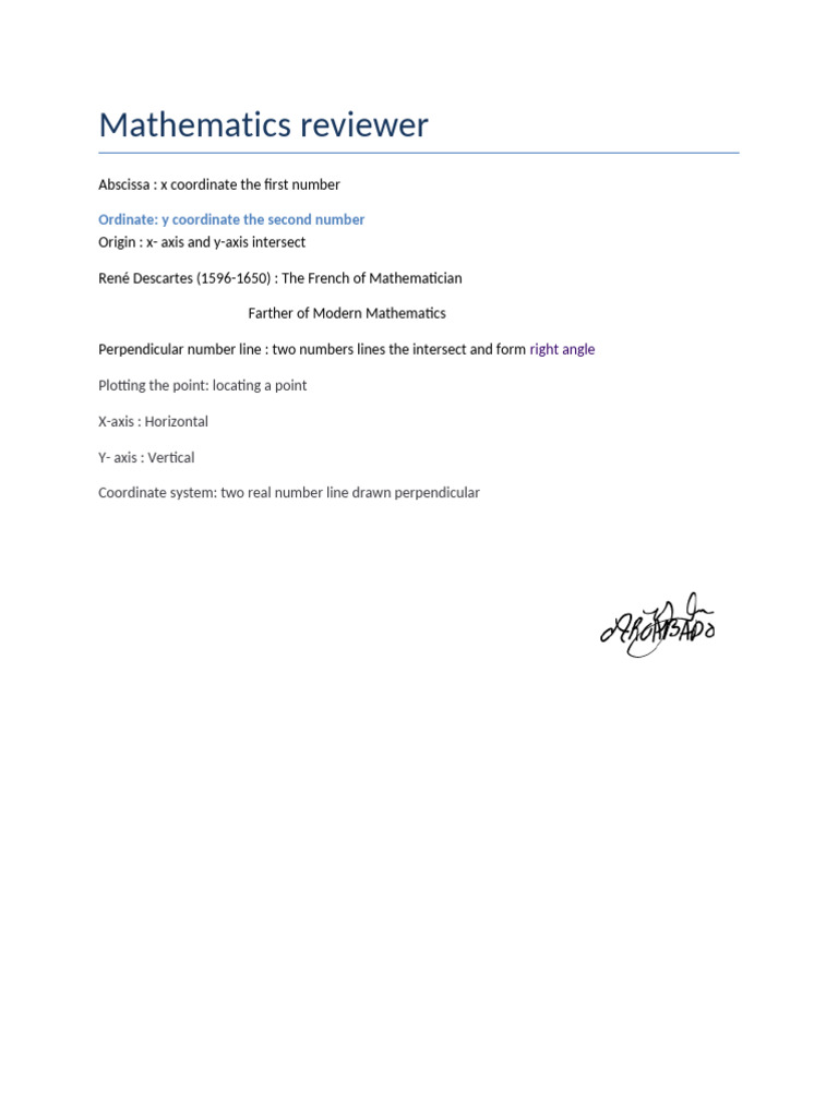 Mathematics rev-WPS Office | PDF