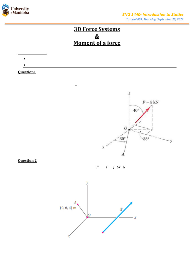 Tutorial 03 | PDF | Science & Mathematics