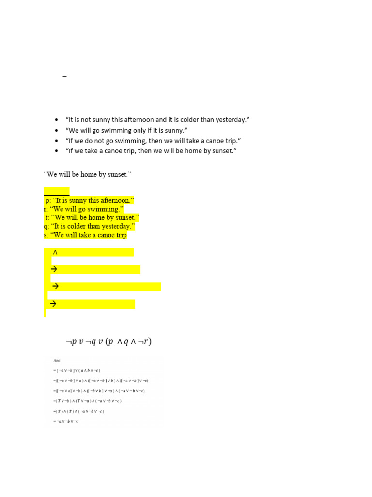 Quiz Solution | PDF | Mathematical Logic | Mathematics