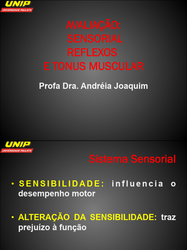 Exame de Sensibilidade + Reflexos + Tônus | PDF | Músculo | Nervo
