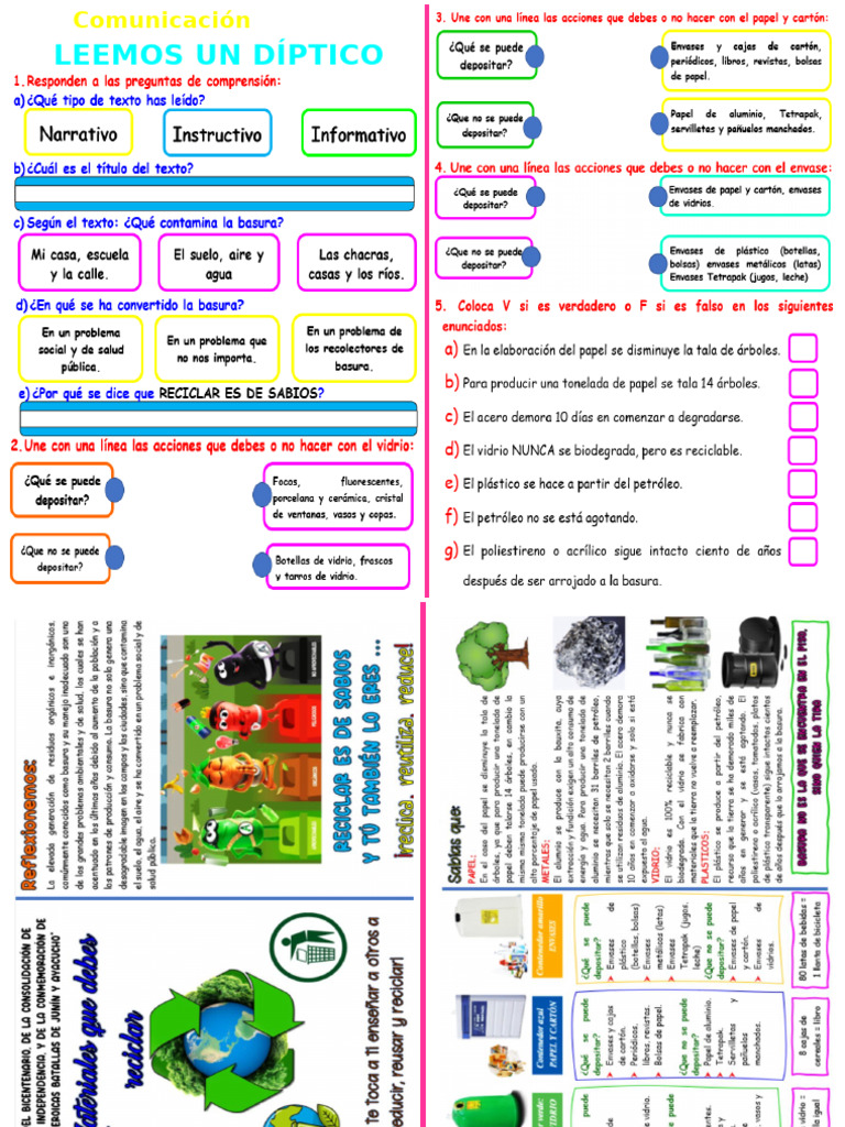 Leemos Un Diptico | PDF