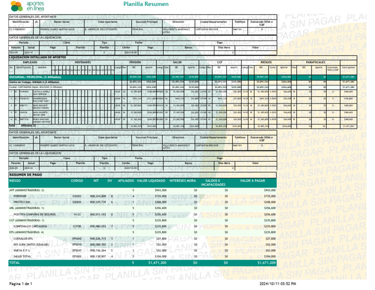 Mafars 191 | PDF | Compensación laboral | Derecho privado