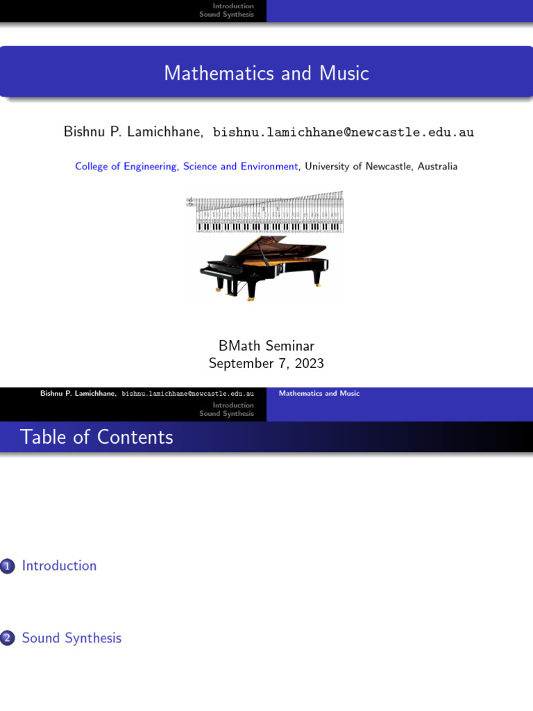 ComputerMusicSimulation | PDF | Harmonic | Pitch (Music)