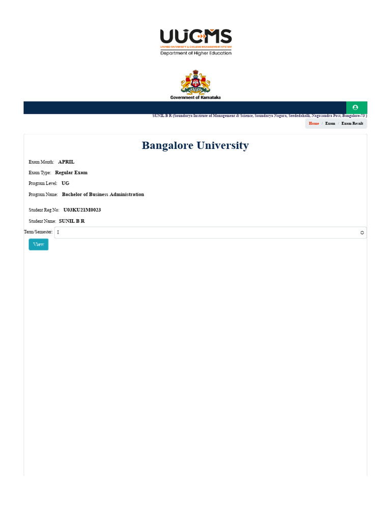UUCMS - Unified University College Management System | PDF