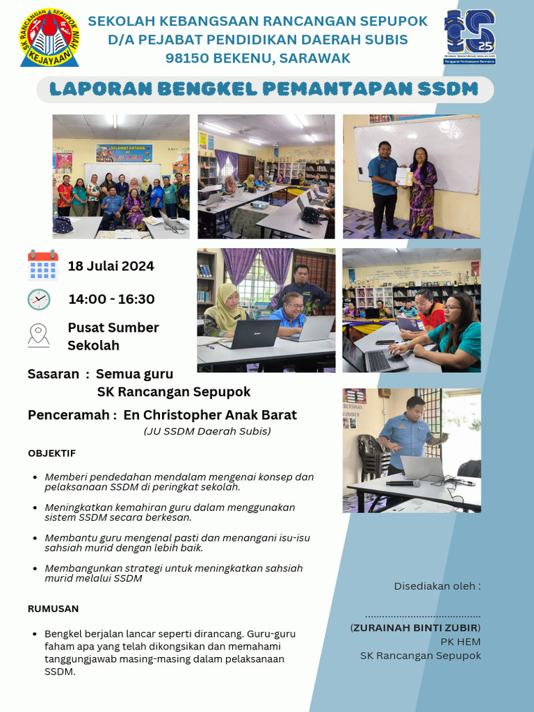 Bengkel SSDM Guru SK Sepupok | PDF | Karier & Perkembangan