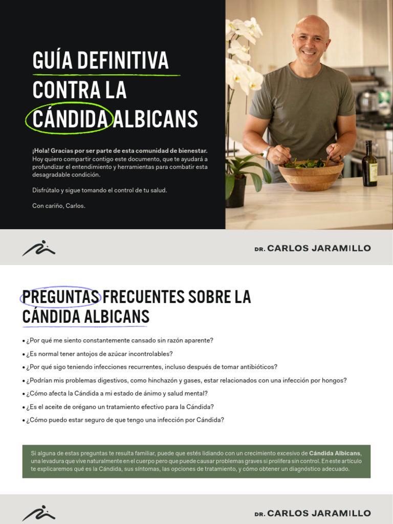 Guía Completa Contra la Cándida | PDF | Candidiasis | Alimentos