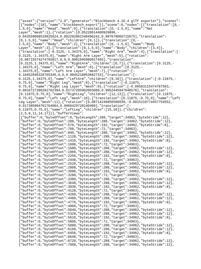Ma Minecraft NOMAD - GLTF | PDF | Computing | Computer Graphics