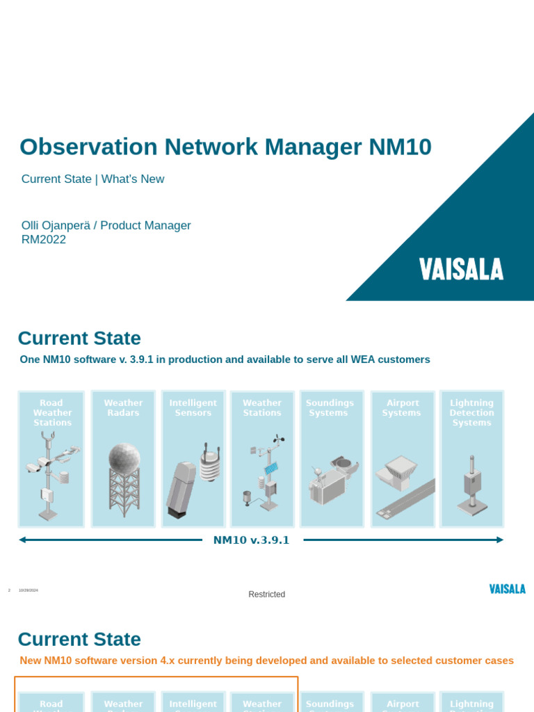 06-Observation Network Manager NM10 - RM2022 | PDF | Computing | Software