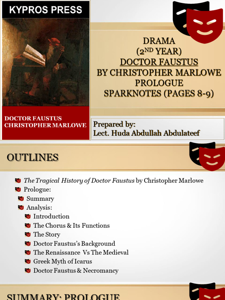 Doctor Faustus - Prologue PDF | PDF