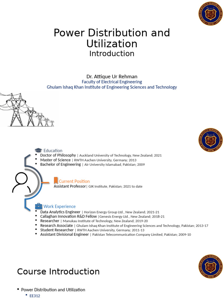 Power Distribution and Utilization Course | PDF | Ac Power | Electric Power