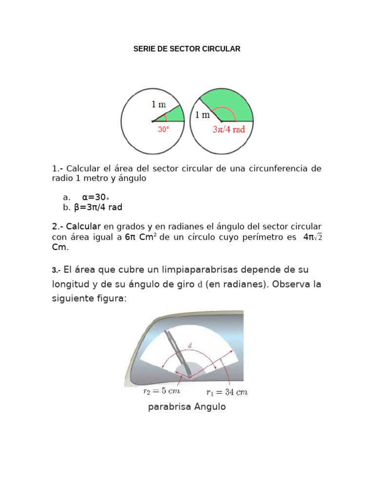 Serie de Sector Circular | PDF