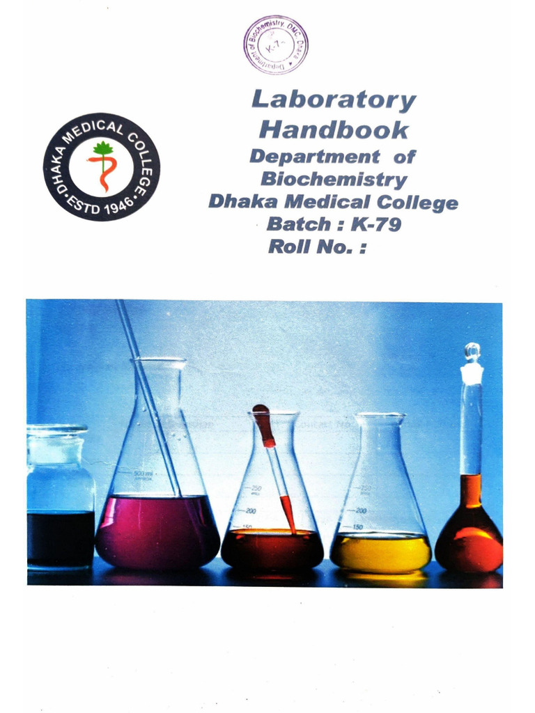 Biochemistry Practical Brochure | PDF | Spectrophotometry ...