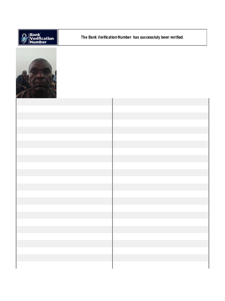 AKO Gabriel bvn print | PDF