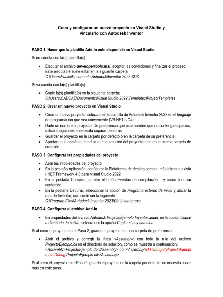 Nuevo proyecto en Visual Studio (1) | PDF | Archivo de computadora ...