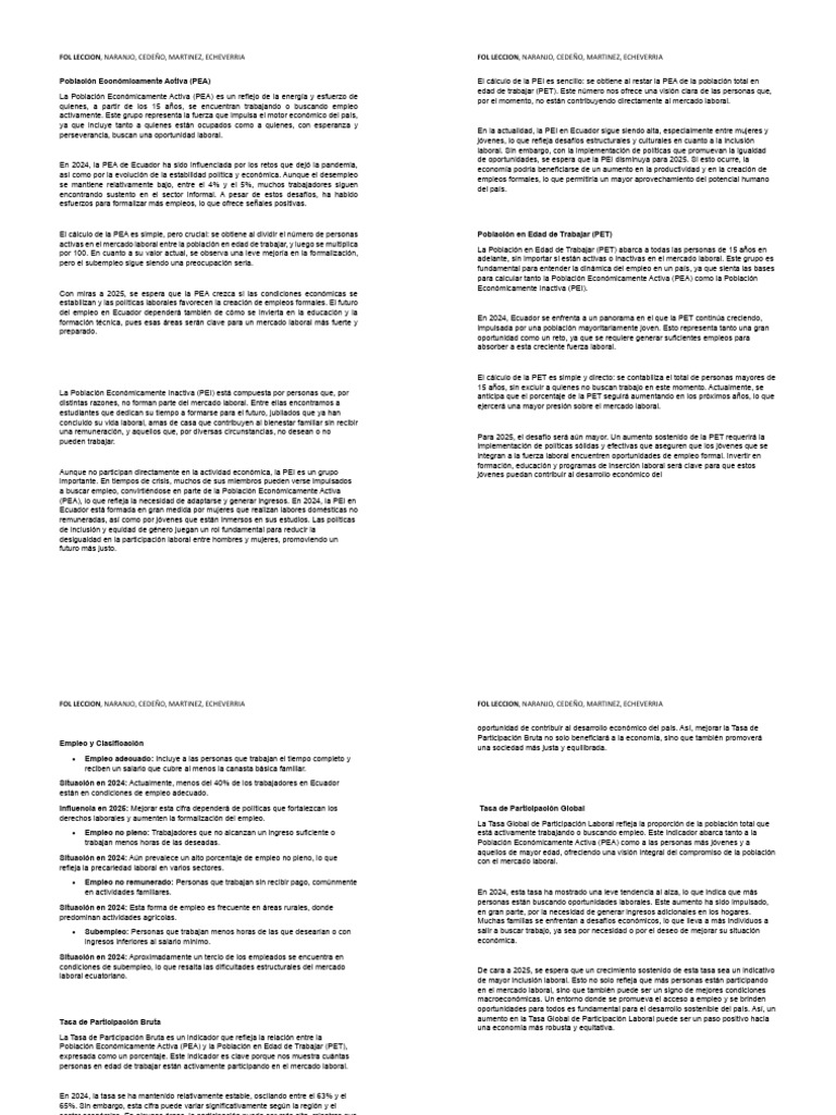 2 De2 | PDF | Empleo | Economía laboral