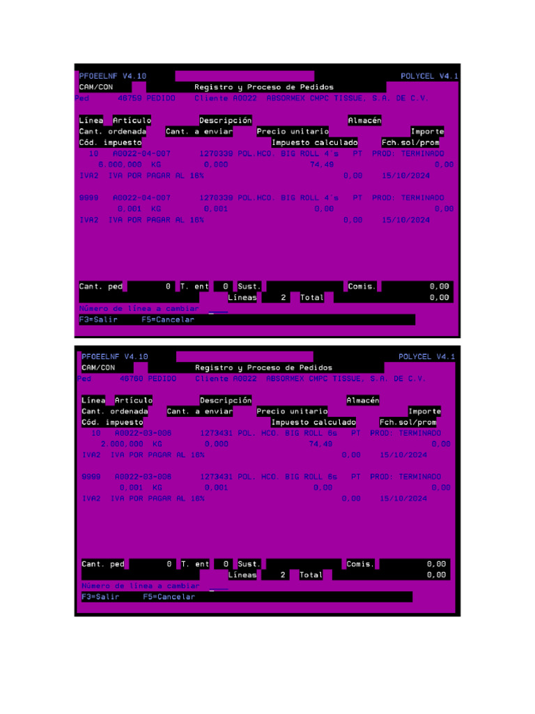 Precios 4Q24 Absormex | PDF