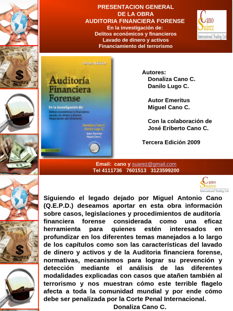 auditoria forense | PDF | Auditoría | Lavado de dinero
