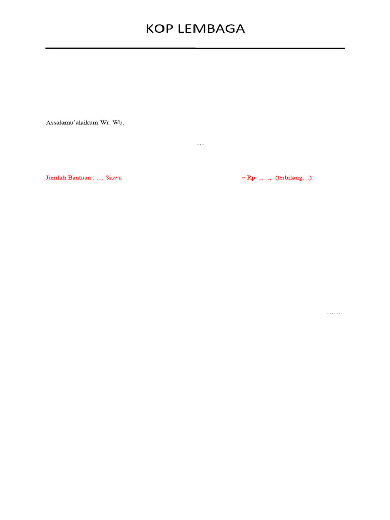 Perubahan Permohonan Dan Rab Bop Paud Sesuai Pagu Terbaru | PDF