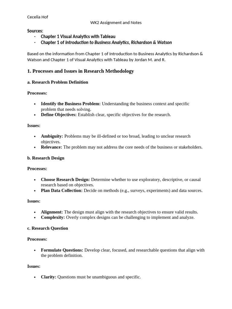 Week 2 Notes | PDF | Dependent And Independent Variables | Data Analysis