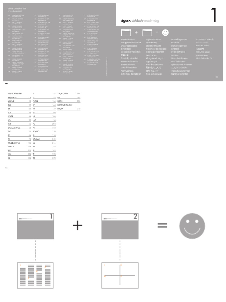 Airblade WD04 WD05 Installation Notes | PDF | Tap (Valve) | Water Heating