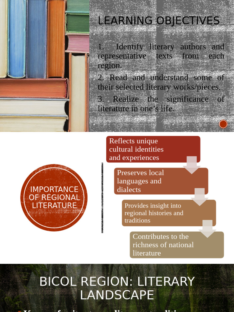 Literary Wroks in The Regions L3 | PDF