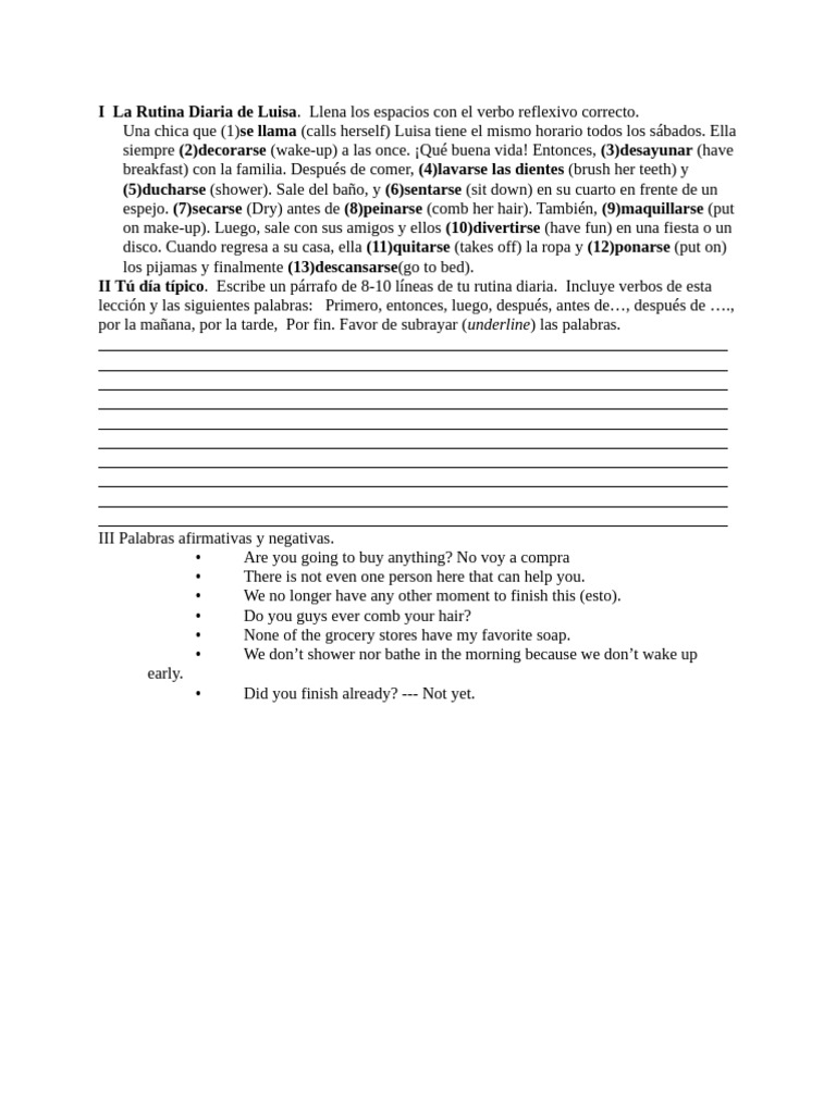 El Reflex Neg | PDF | Artes del Lenguaje y Comunicación | Hogar ...