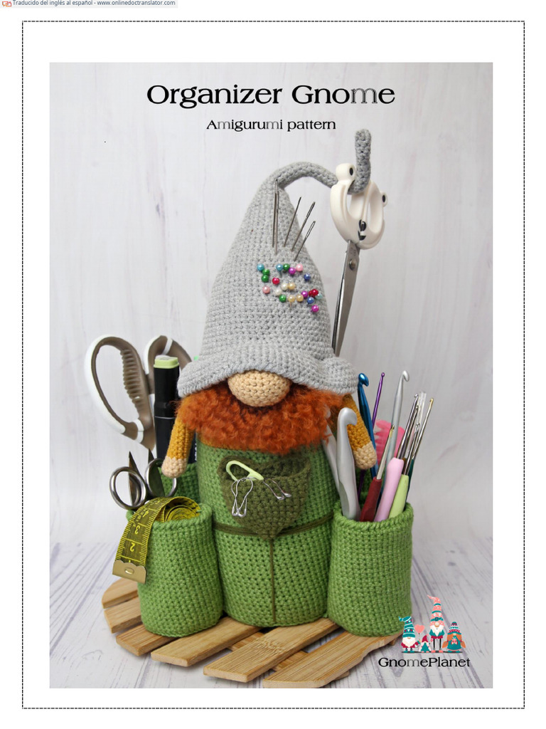 Patrón de Ganchillo: Gnomo Fácil | PDF | Textiles