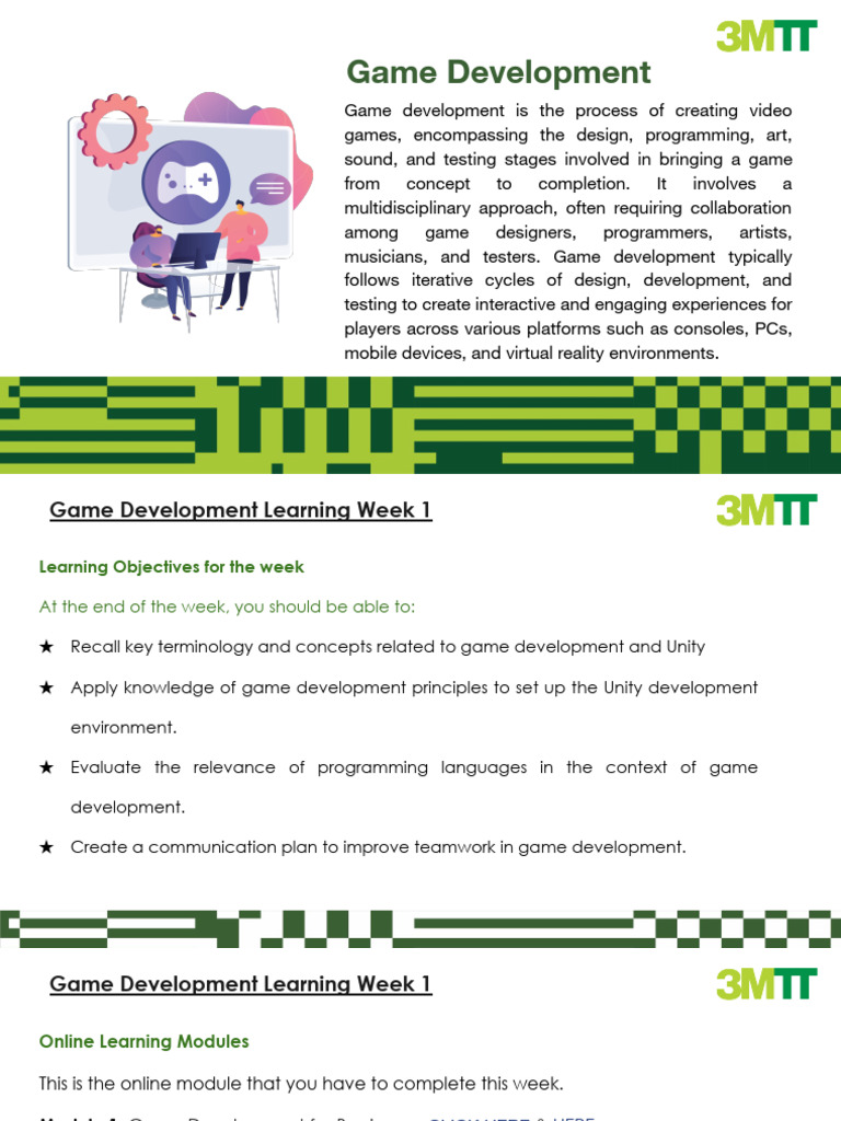 Game Dev - Week 1 | PDF