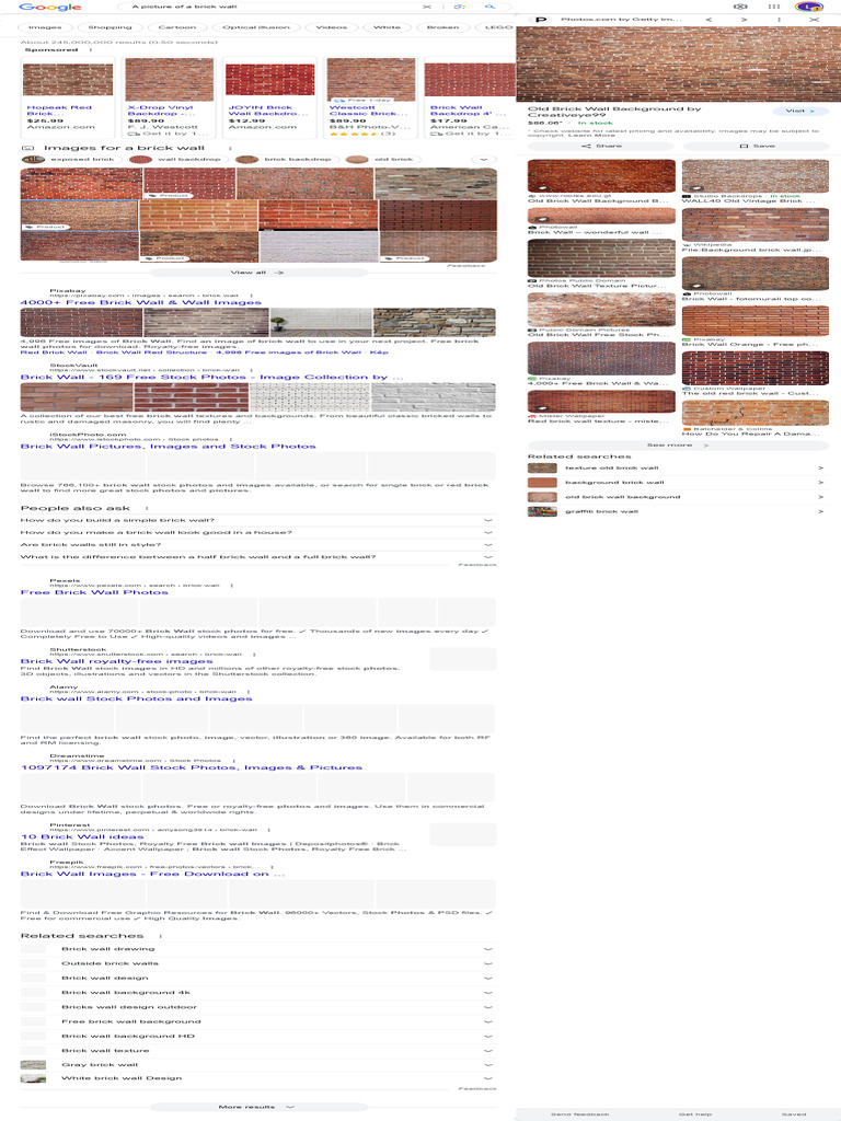 A Picture of A Brick Wall - Google Search | PDF | Imaging
