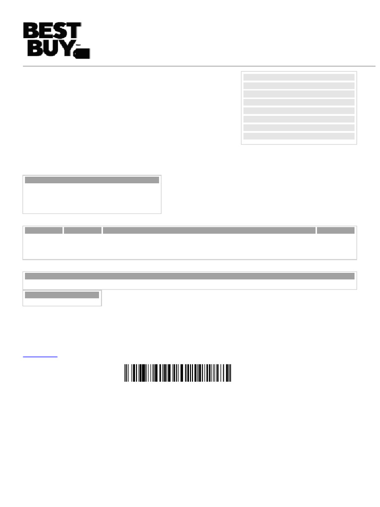 Best Buy Order Receipt for JBL Earbuds | PDF | Receipt | Invoice
