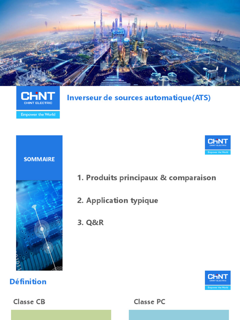 Inverseurs de source automatique ATS | PDF | Équipements électriques ...