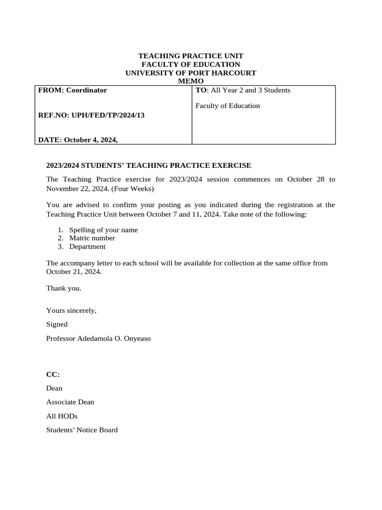 Posting Memo For TP Oct 4 2024 | PDF