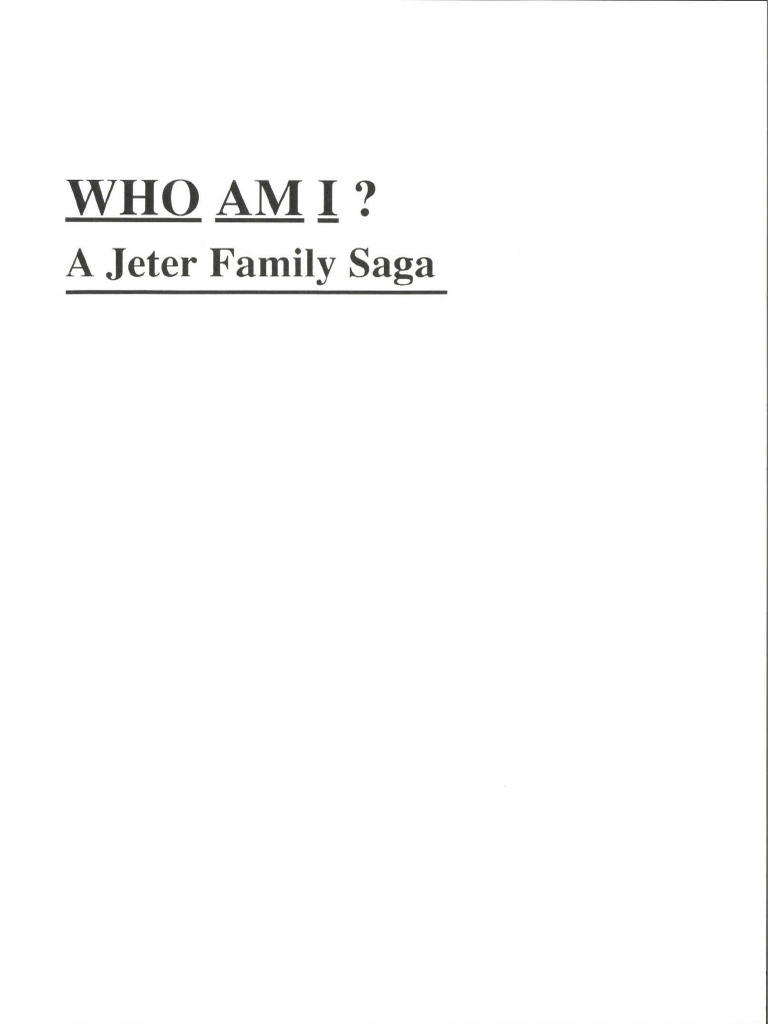 Who Am I | PDF | Heraldry | Torah People