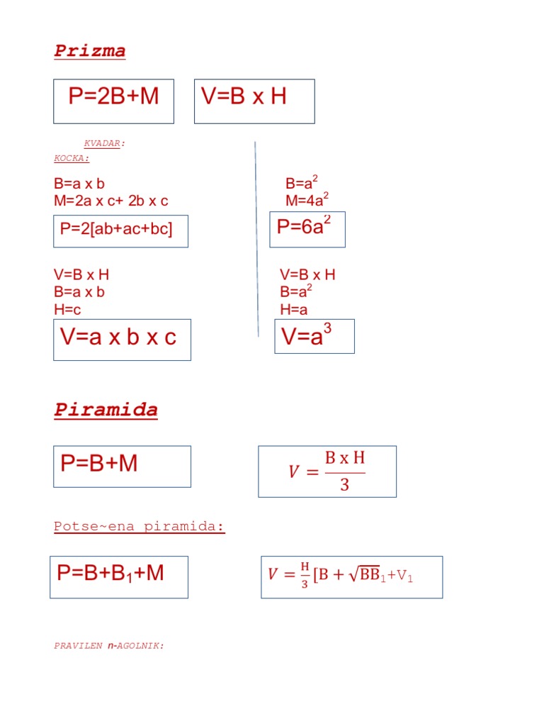 Stereometrija | PDF